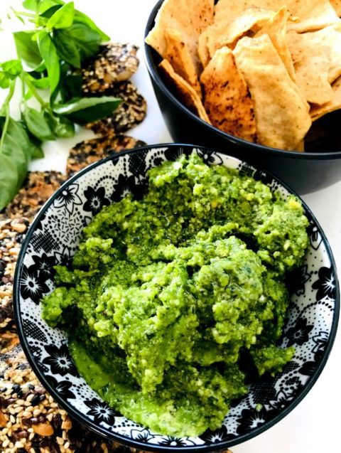 Easy Cashew and Basil Dip | Lifestyle Changes One Bite At A Time