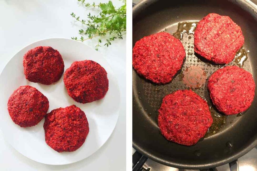 Vegan Beetroot Patties | Lifestyle Changes One Bite At A Time